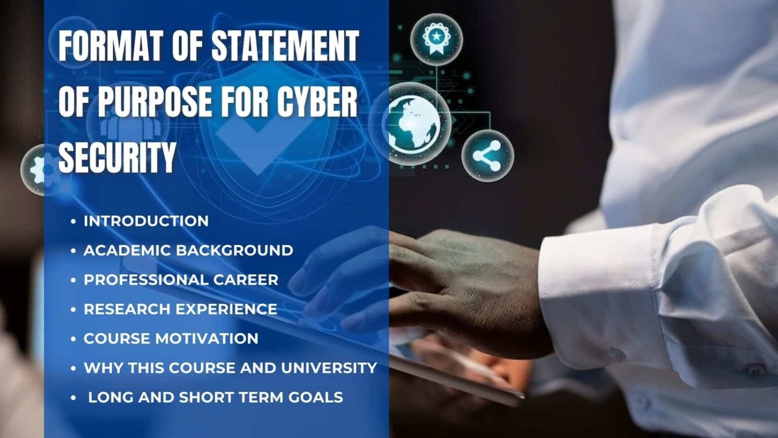 SOP for MS in Cyber Security - Format & Sample PDF 2023
